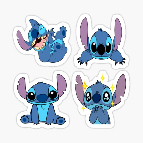 "Stitch Sticker Pack And Pattern One" Sticker for Sale by yevamei ...