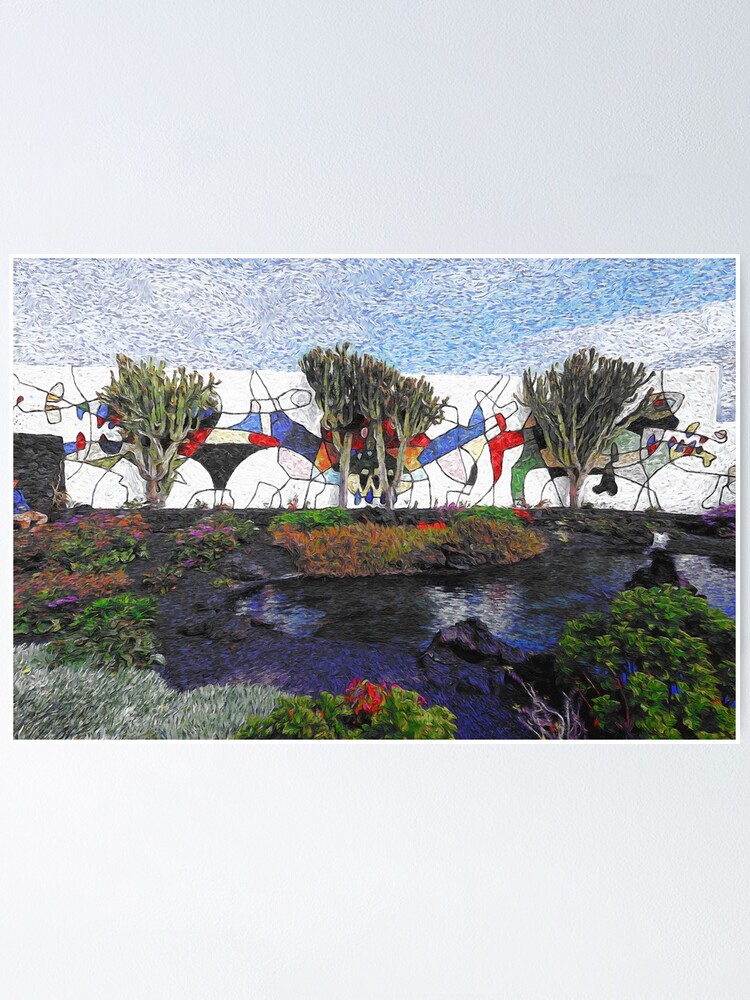 "Fundación Cesar Manrique - Vincent van Gogh Style" Poster for Sale by ...