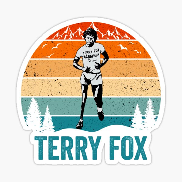 "Terry Fox" Sticker for Sale by SweetApparel22 | Redbubble