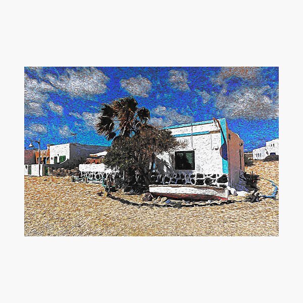 "Caleta del Sebo, Av. Virgen del Mar - Vincent van Gogh Style ...