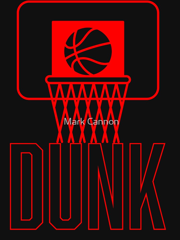 "Red Dunk Basketball Logo" T-shirt for Sale by KingKongBrody ...
