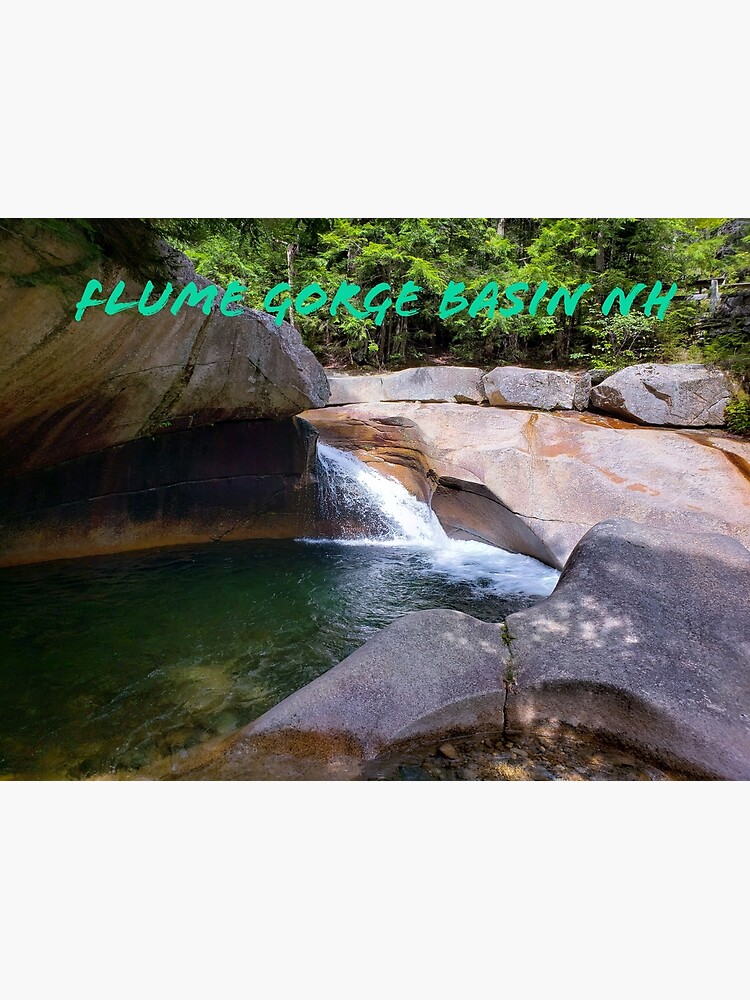 "Flume Gorge Basin NH" Poster for Sale by SalsaNSuch | Redbubble