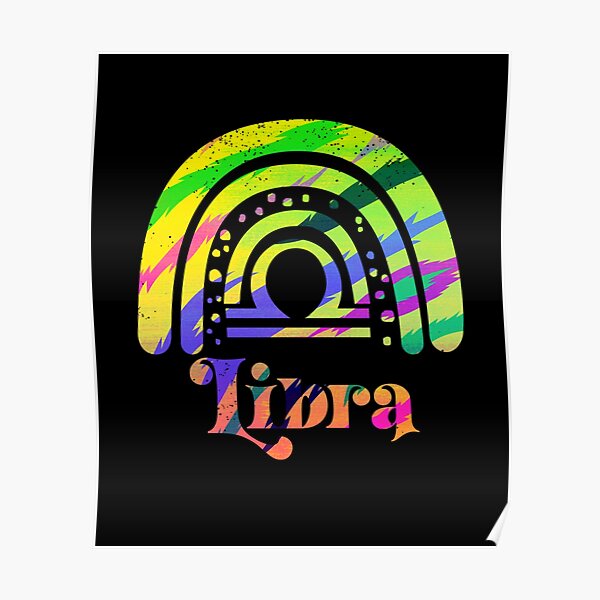 "Libra Tiger " Poster for Sale by MyStarSign | Redbubble