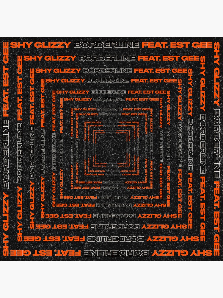 "Borderline" Sticker for Sale by EllaJudd | Redbubble