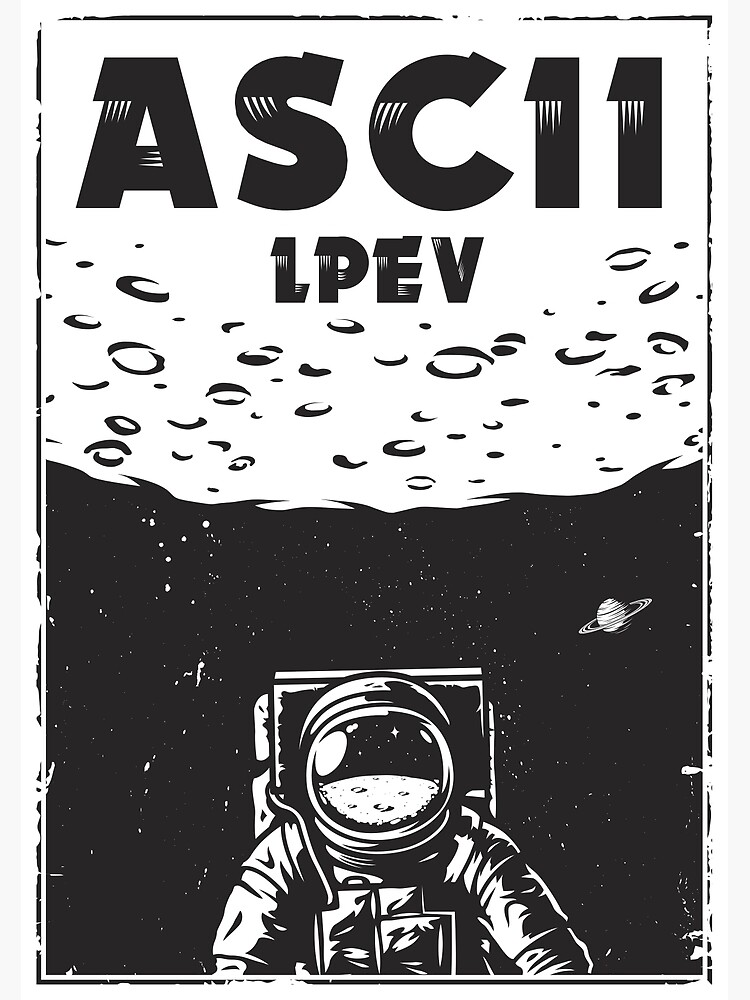 "Space ASCII" Poster for Sale by OlimLatrac | Redbubble