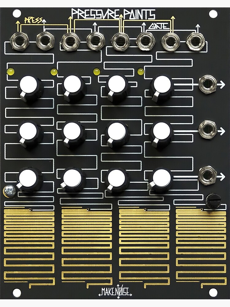 "Make Noise Pressure Points Modular Eurorack Synth Module" Poster for Sale by imagepro | Redbubble