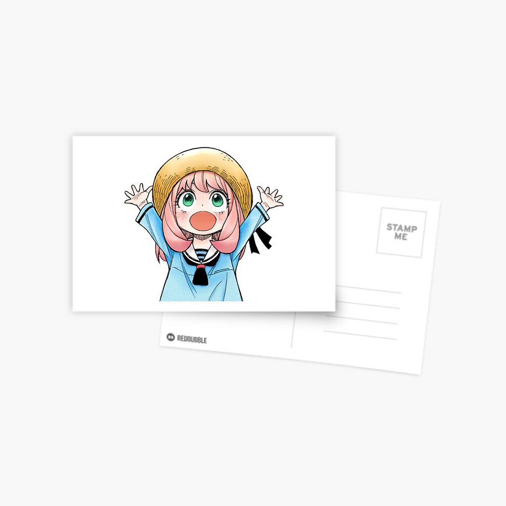 "Spy X Family ⭐⭐⭐⭐⭐ Anya, Spy X Family Anya" Postcard for Sale by ...