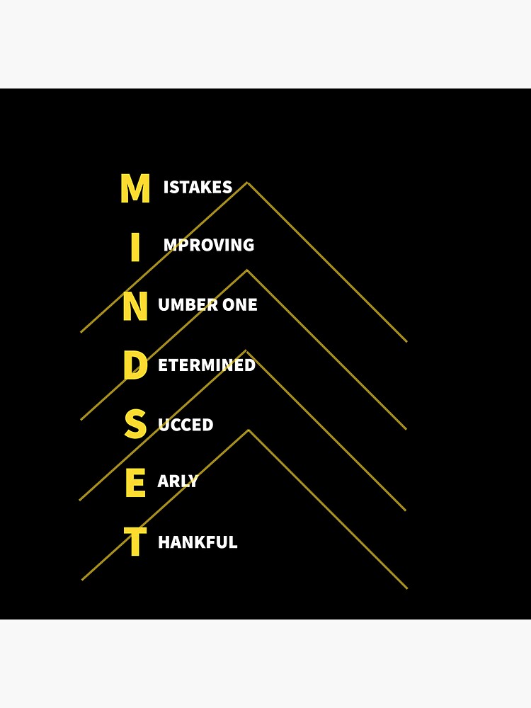"Mindset" Sticker for Sale by ALYKAYA | Redbubble
