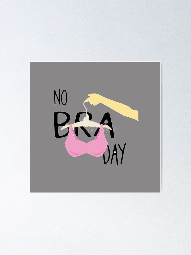 "National No Bra Day" Poster for Sale by vaske-bros | Redbubble