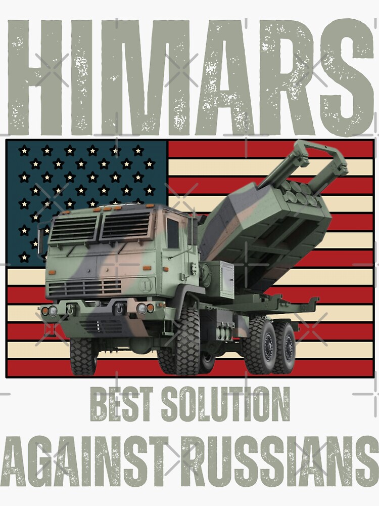 "Himars Best Solution Against Russians Army Ukraine" Sticker for Sale ...