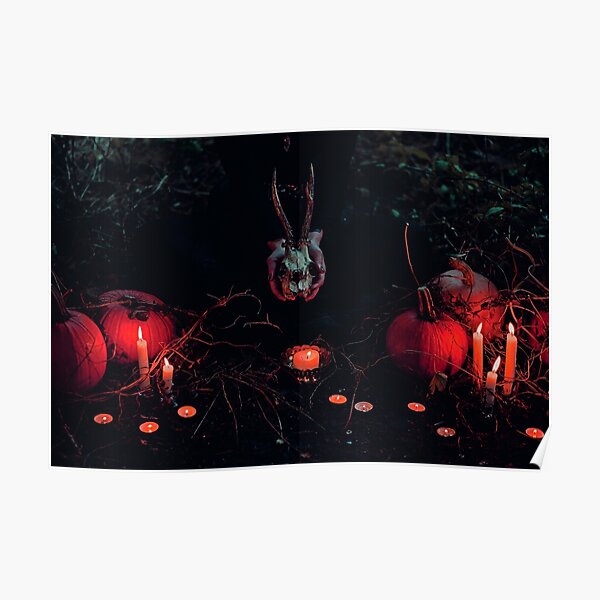 "Halloween Ritual" Poster for Sale by Nevenov | Redbubble