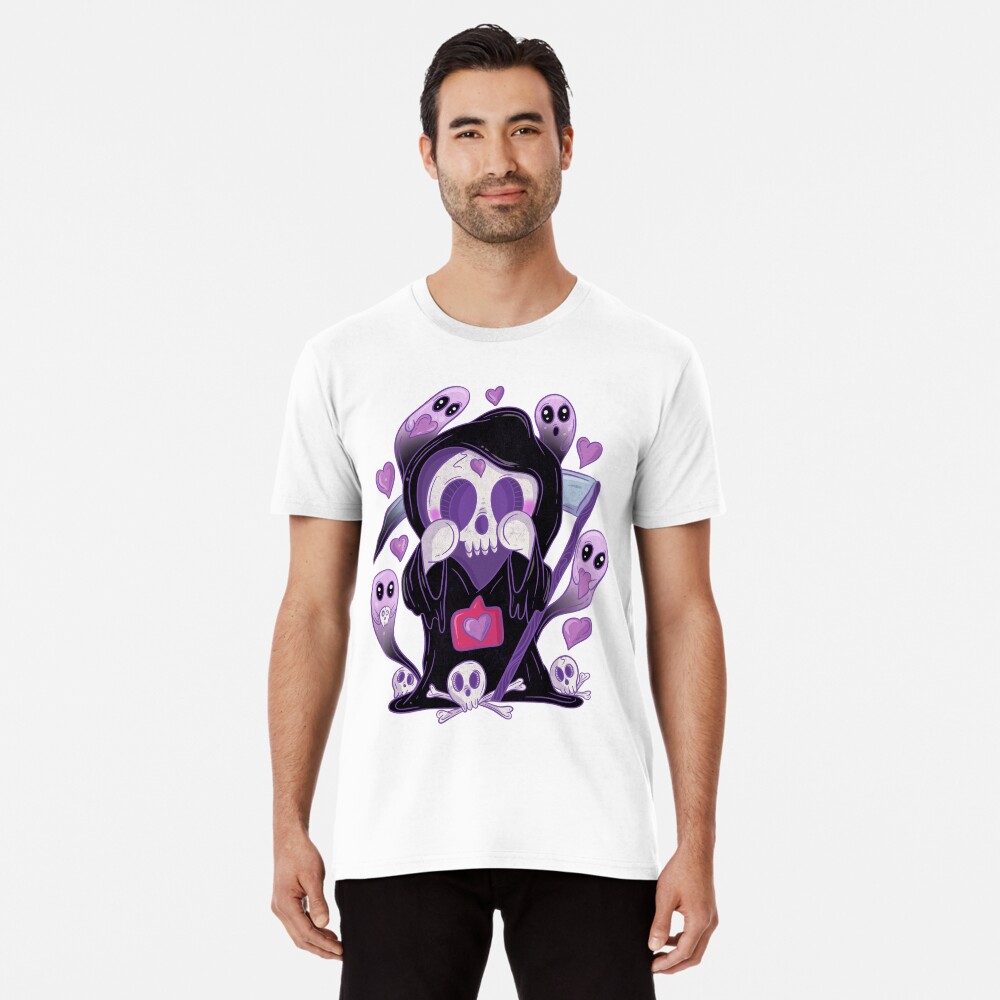 "Grim reaper love" Sticker for Sale by Jess Adams | Redbubble