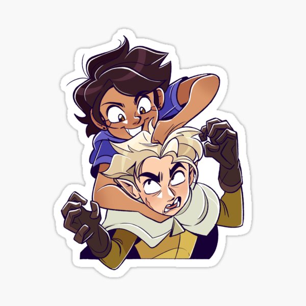 "Luz n Hunter" Sticker for Sale by FunneyLizzie | Redbubble