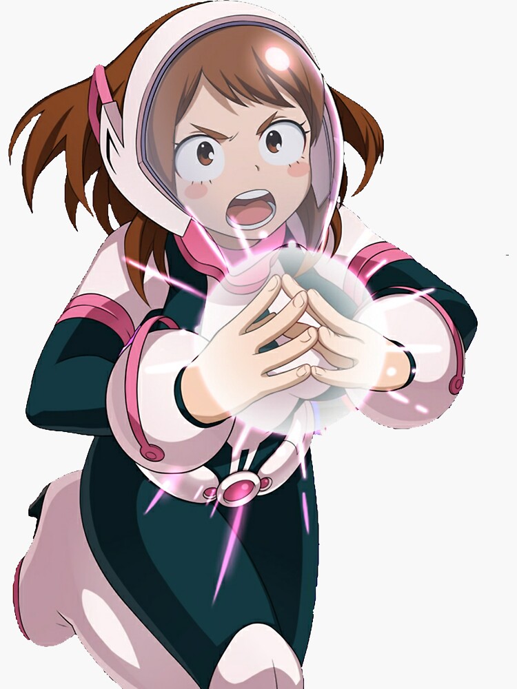 "Ochako" Sticker for Sale by KrusherUS1338 | Redbubble
