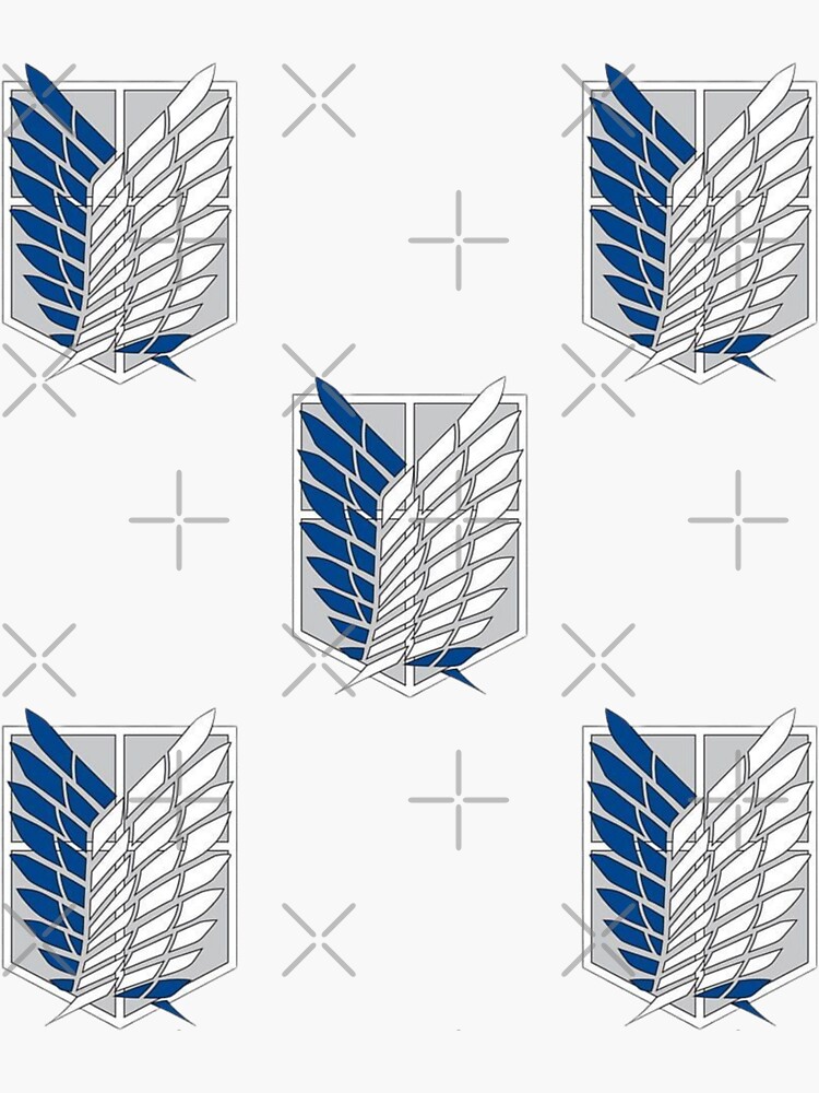 "scout regiment shield" Sticker for Sale by StoreGoHard | Redbubble