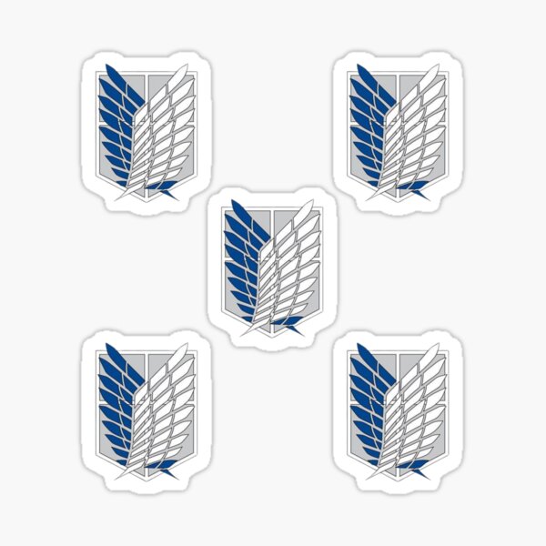 "scout regiment shield" Sticker for Sale by StoreGoHard | Redbubble