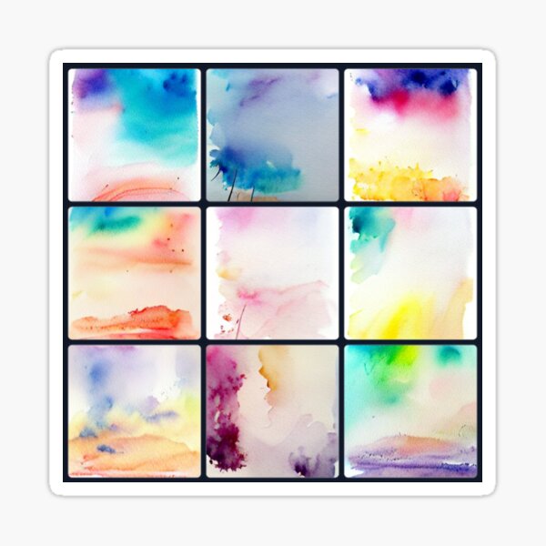 "Dream / Watercolor Art Pack" Sticker for Sale by CinderPress | Redbubble