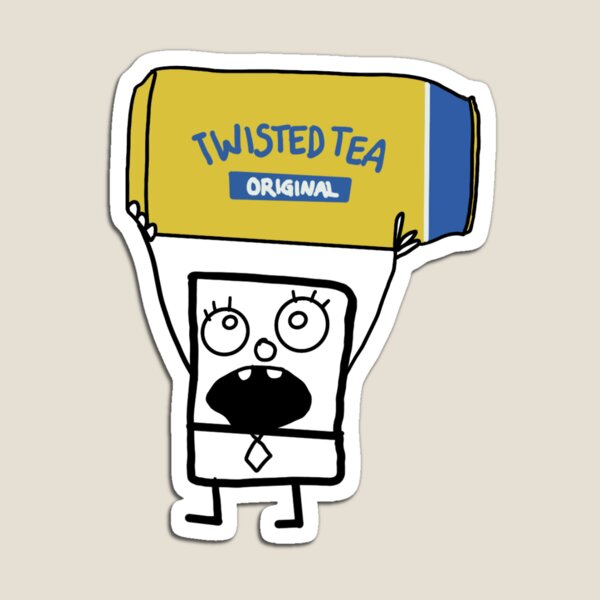 "Doodlebob twisted tea" Magnet for Sale by Asiaazeleaa | Redbubble