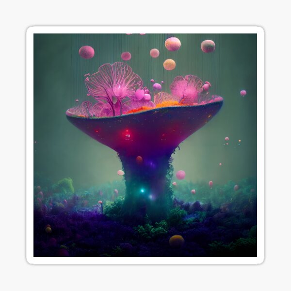 "Underwater series - Artistic Coral Tree" Sticker for Sale by Elflena ...