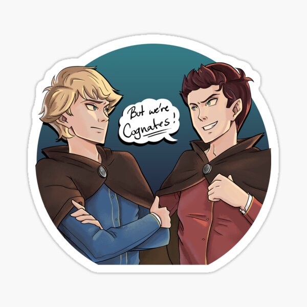 ""But we're COGNATES!" " Sticker for Sale by Artissima | Redbubble