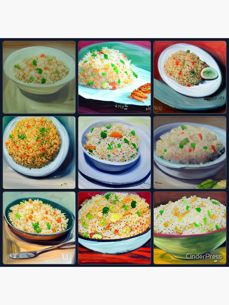 "Fried Rice Pack" Sticker for Sale by CinderPress | Redbubble