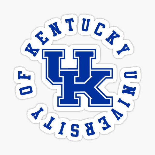 "University Of Kentucky UK" Sticker for Sale by MyUniversity | Redbubble