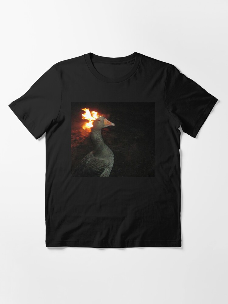 "Flaming Goose" T-shirt by Sodden | Redbubble