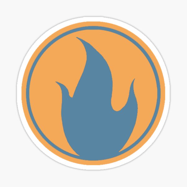 "Team Fortress 2 Pyro Emblem - Blue" Sticker for Sale by Reds94 | Redbubble