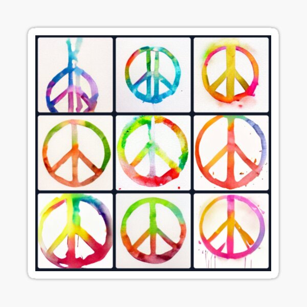 "Peace Pack" Sticker for Sale by CinderPress | Redbubble