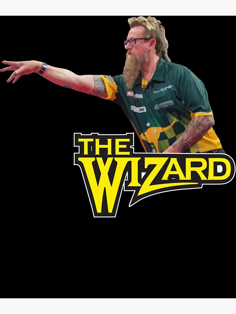 "Simon whitlock the wizard throwing" Poster for Sale by MarkRembold ...