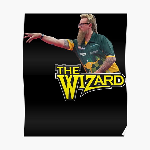 "Simon whitlock the wizard throwing" Poster for Sale by MarkRembold ...