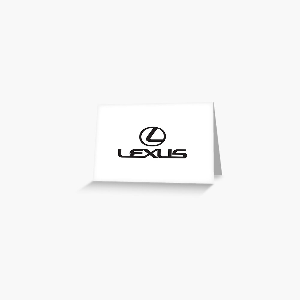"Trending Lexus Logo" Greeting Card for Sale by RowenaHill | Redbubble