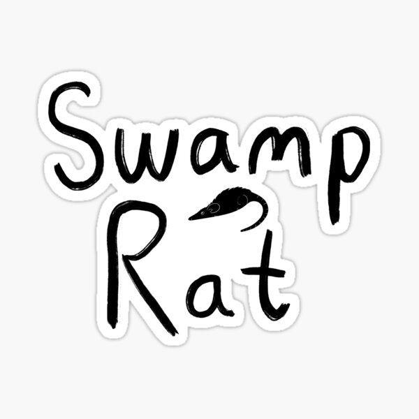 "Swamp Rat" Sticker for Sale by pocketurtle | Redbubble
