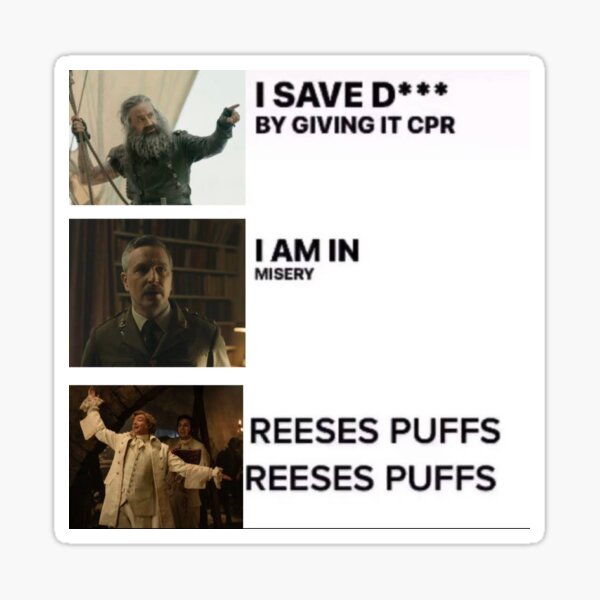 "captains meme" Sticker for Sale by baroquecowboy | Redbubble