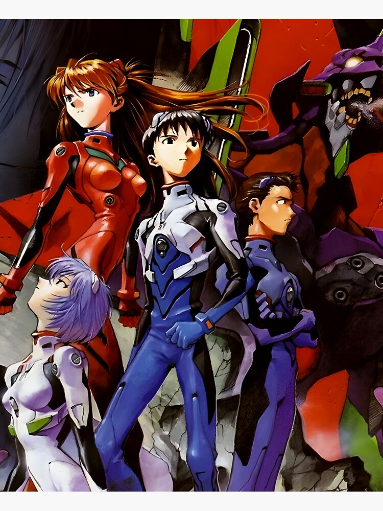 ""shinji anime ,cartoon "" Sticker for Sale by SusannBode | Redbubble