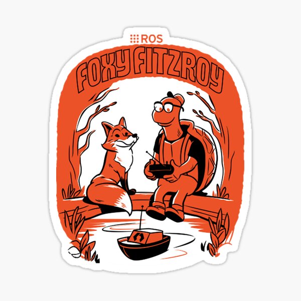 "ROS 2 Foxy Fitzroy" Sticker for Sale by Gardnerr234 | Redbubble