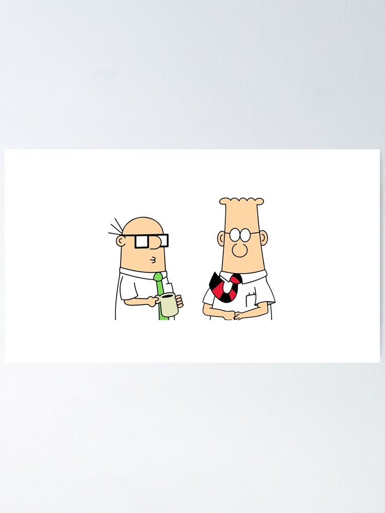 "Dilbert" Poster by moviesncartoons | Redbubble