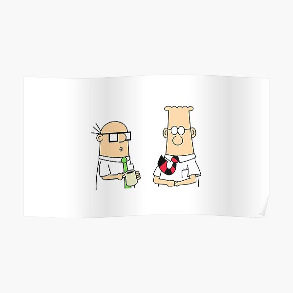 "Dilbert" Poster by moviesncartoons | Redbubble