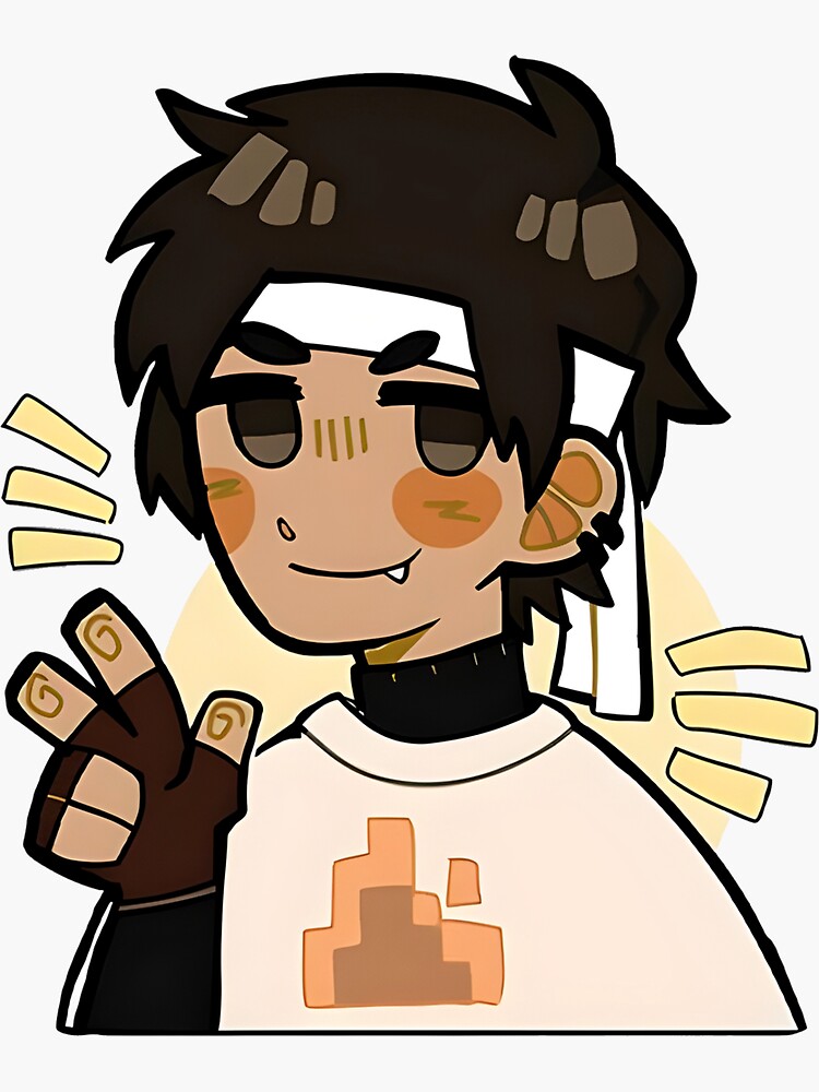 "sapnap fire cute" Sticker for Sale by SabrinPietsch | Redbubble