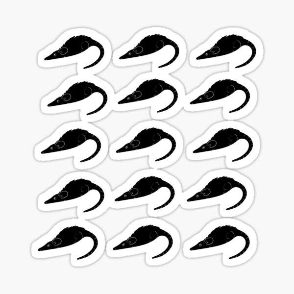 "Black Swamp Rats" Sticker for Sale by pocketurtle | Redbubble