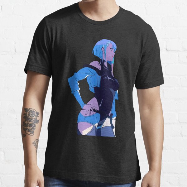 "Cyberpunk edgerunner blue" T-shirt for Sale by Serena-Heaney ...