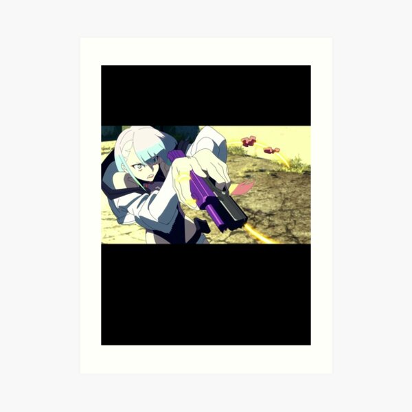 "Cyberpunk edgerunner sad Shoot" Art Print for Sale by RudyHernandez ...