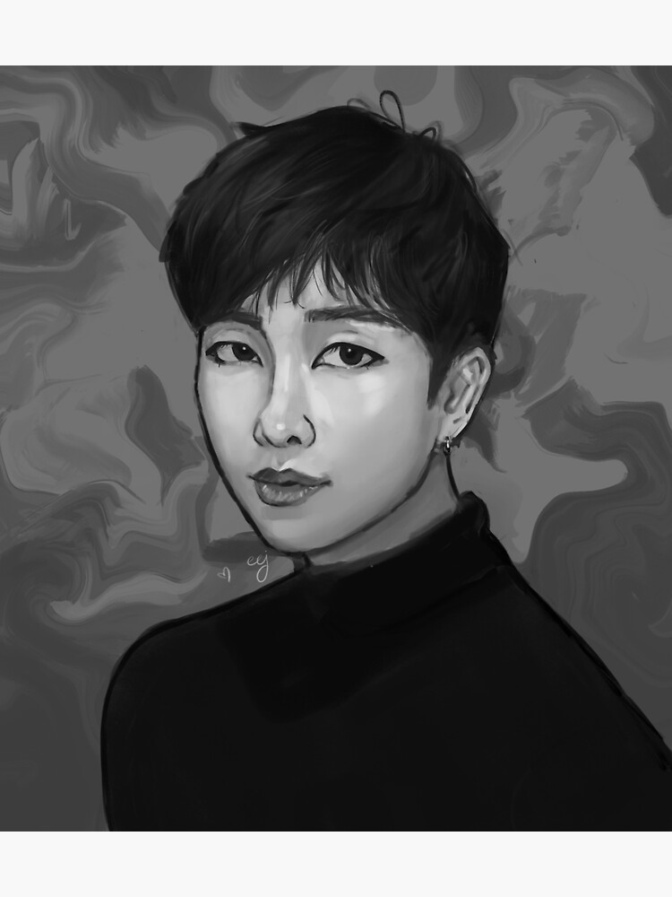 "BTS RM Folio Portrait " Sticker for Sale by 2emmy732 | Redbubble