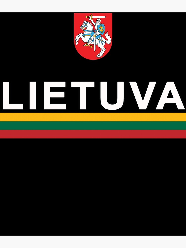 "Lithuanian lietuva national soccer jersey" Poster for Sale by ...