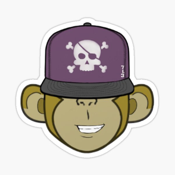 "71.3 Ape" Sticker for Sale by metpiece-art | Redbubble