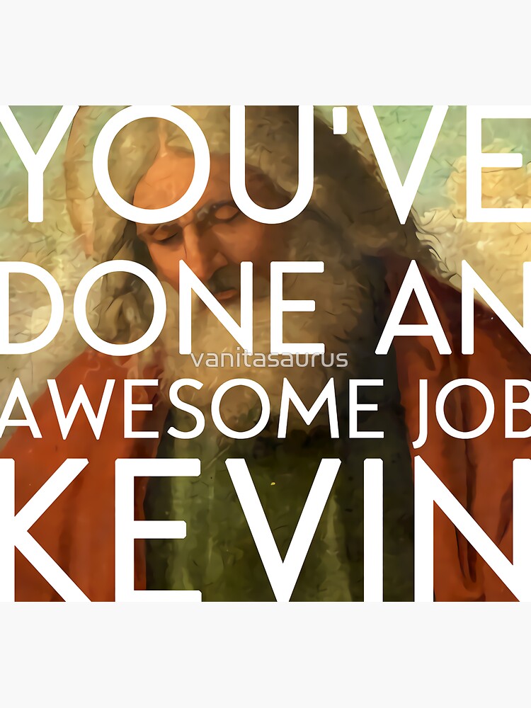 "awesome job" Sticker for Sale by vanitasaurus | Redbubble