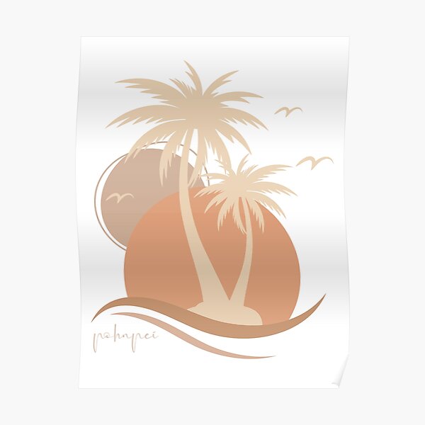 "Pohnpei" Poster for Sale by PolyMicroMela | Redbubble
