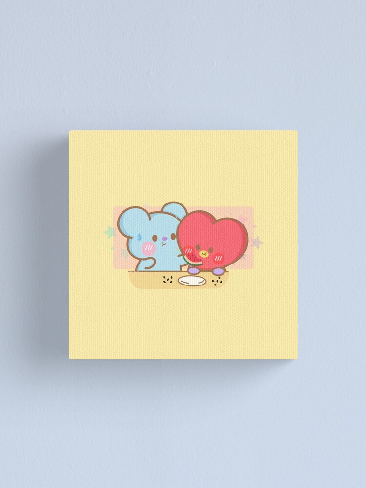"VMON - Cute BTS members BT21 characters - Koya and Tata - Namjoon and ...