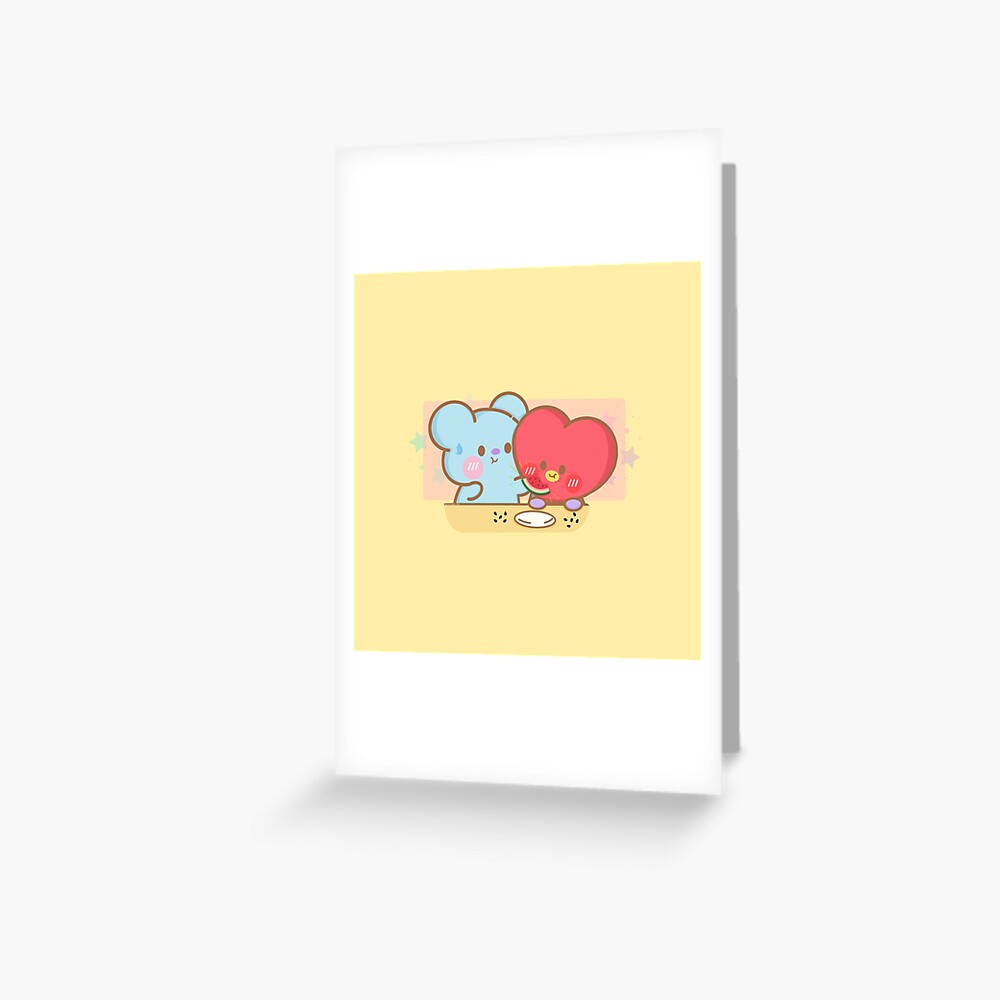 "VMON - Cute BTS members BT21 characters - Koya and Tata - Namjoon and ...