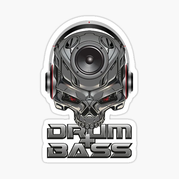 "DNB Skull " Sticker for Sale by Nasferca678 | Redbubble